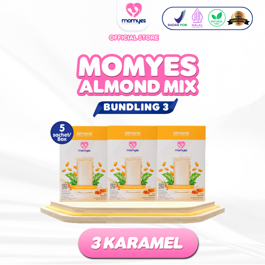 Jual Momyes Almond Mix-Minuman Almond Dengan Katuk & Kelor untuk ...