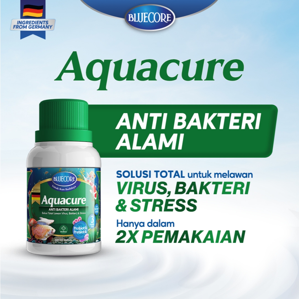 Jual BlueCore Blue Core Aqua Cure Aquacure Antibiotik Alami Ikan ...