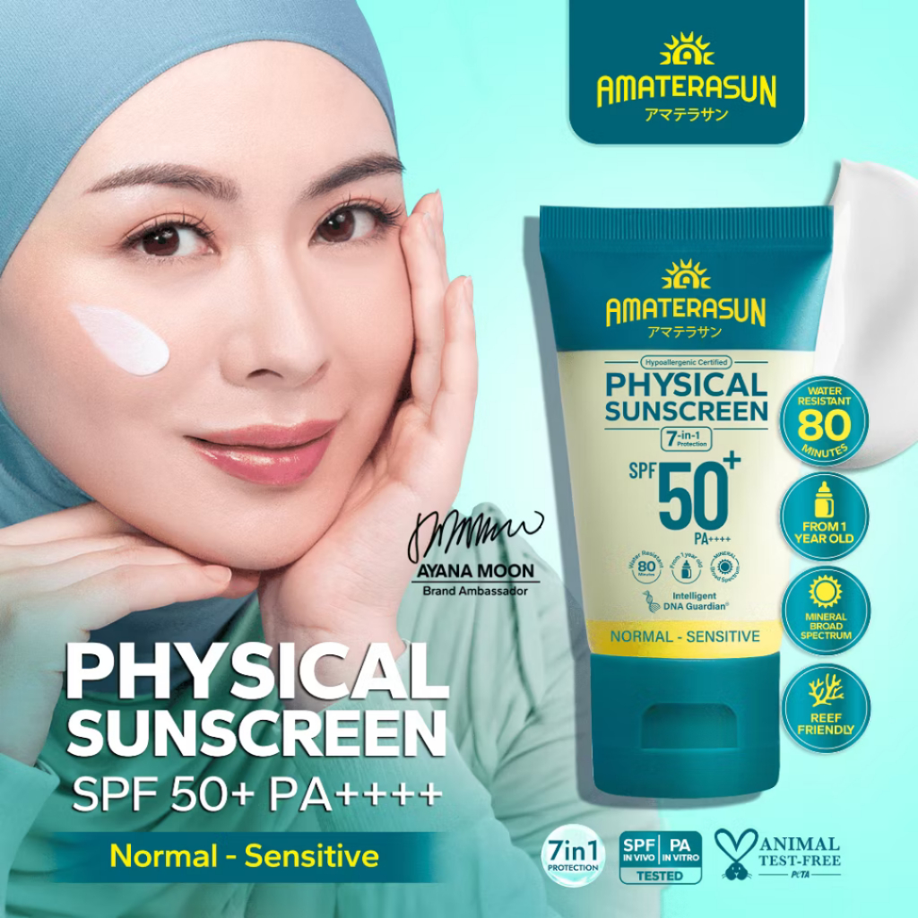 Jual Amaterasun Physical Sunscreen SPF 50+ PA++++ 30gr | Shopee Indonesia