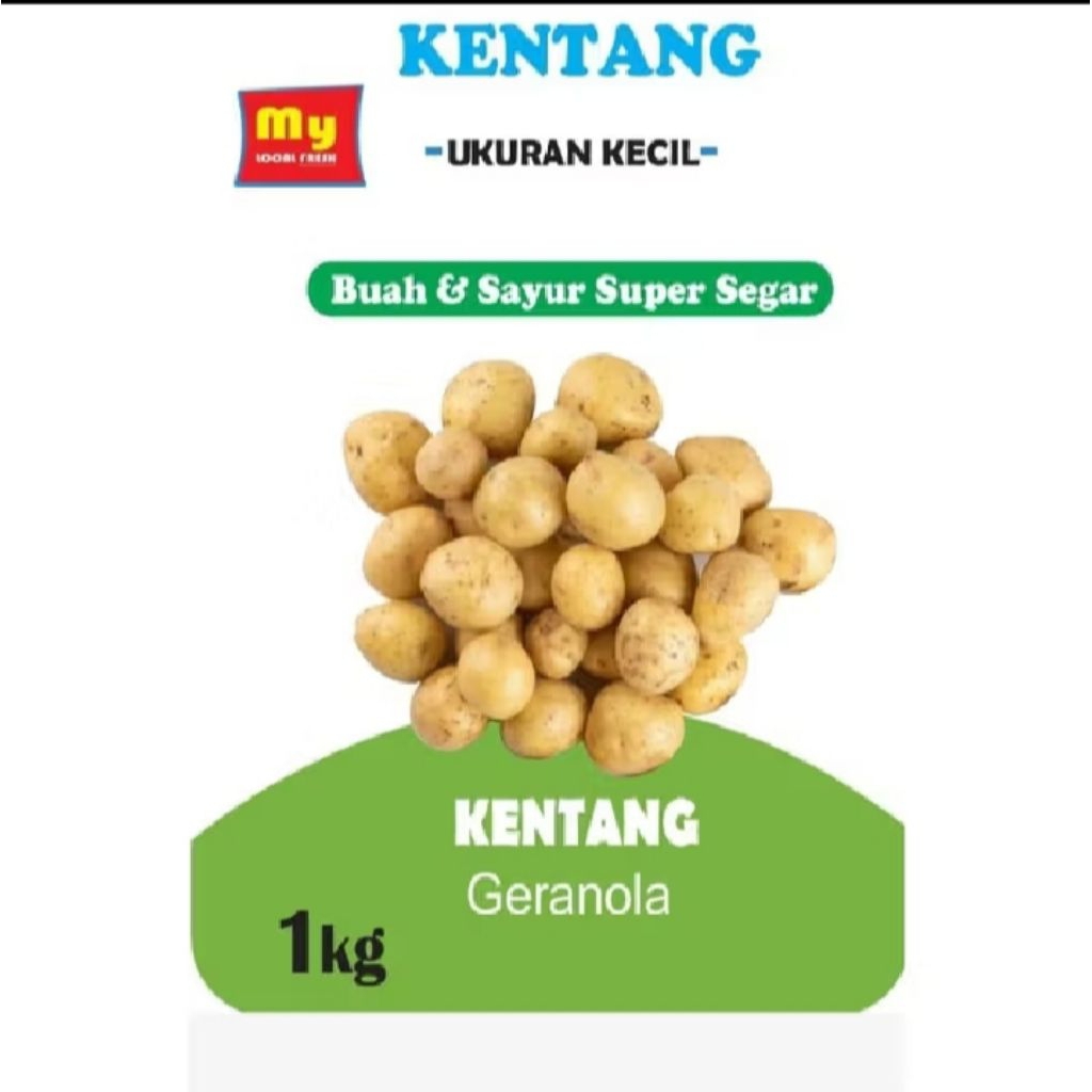 Jual Kentang Segar Ukuran kecil baby siomay/ars 1kg | Shopee Indonesia