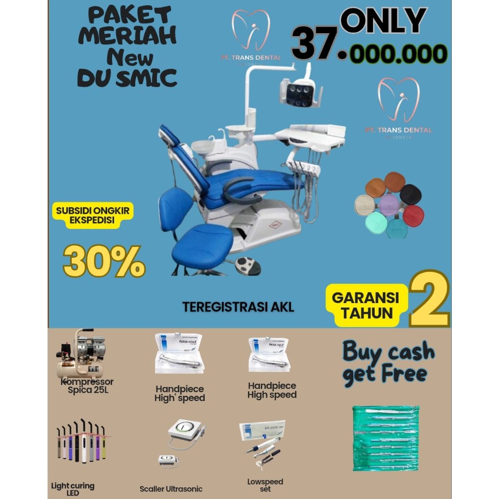 Jual NEW DENTAL UNIT SMIC PAKET MERIAH KLINIK BPJS MURAH MERIAH ...