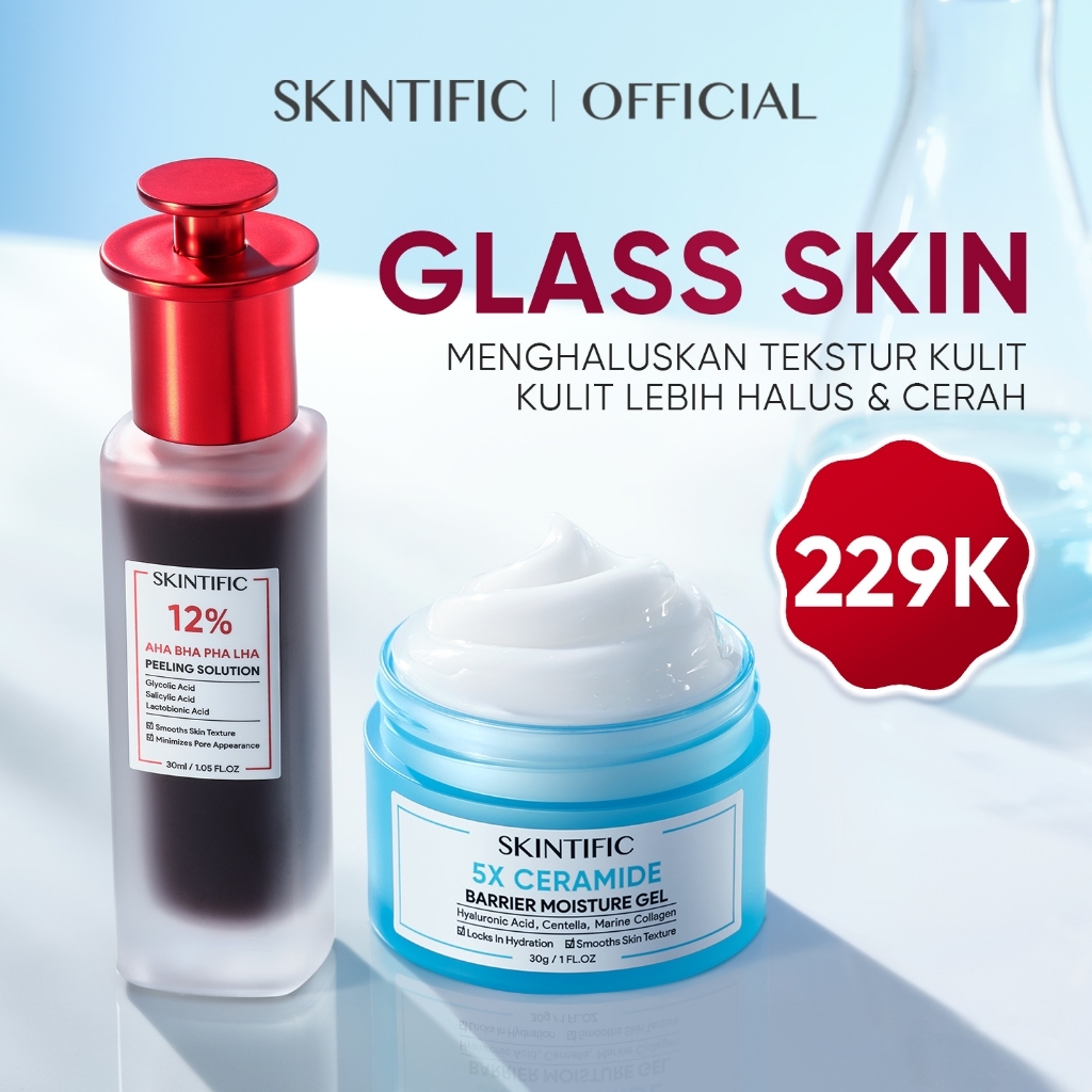 Jual SKINTIFIC - 2PCS Peeling Exfoliating Set | 12% Acid Peeling ...