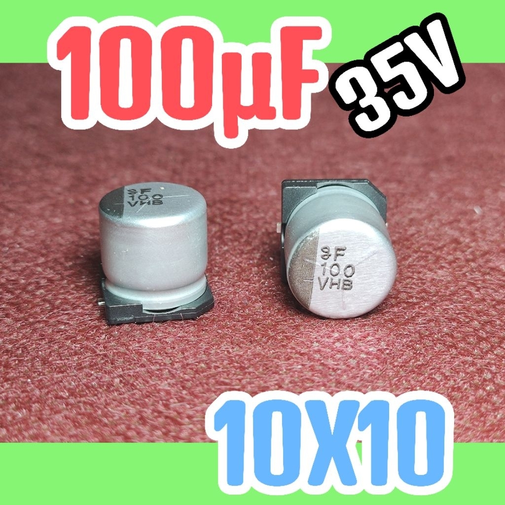 Jual Solid kapasitor capasitor elko elco SMD 35v 100uf 35v 100 uf 35 v ...