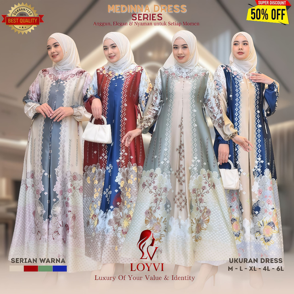 Jual Gamis Mewah Seragam Kondangan dan LebaranlBahan Silk Printing ...