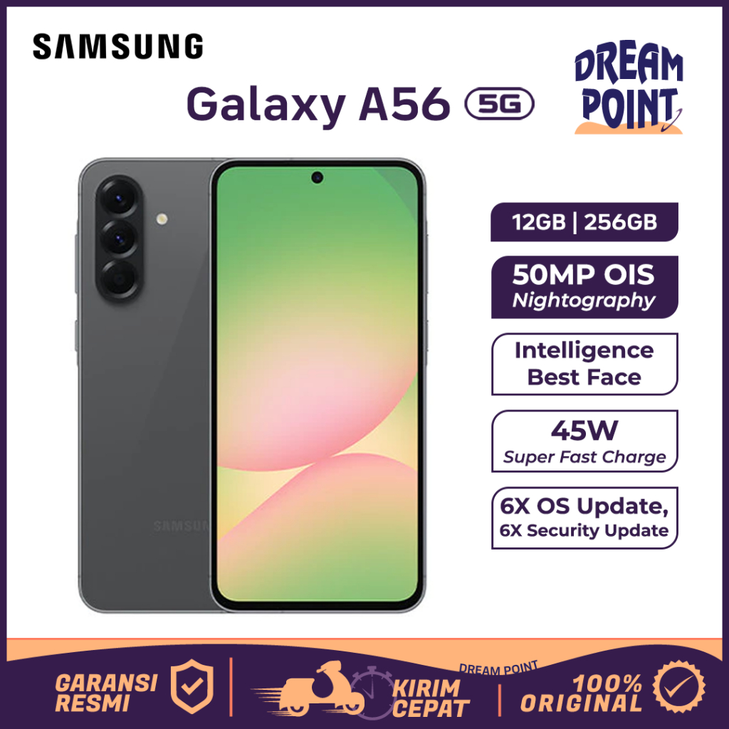 Jual Samsung Galaxy A56 5G 12/256GB Handphone Samsung Terbaru 2025 HP ...