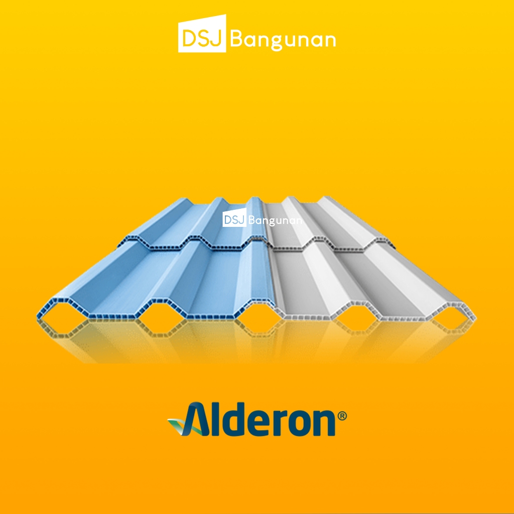Jual Alderon 830 Twinwall Double Layer Atap Rumah Anti Panas UPVC ...