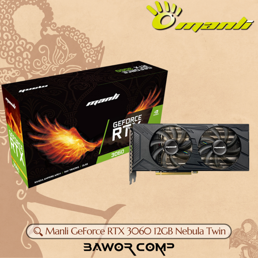 Jual Manli Geforce RTX 3060 12Gb Nebula Twin | VGA Nvidia | 192 Bit ...