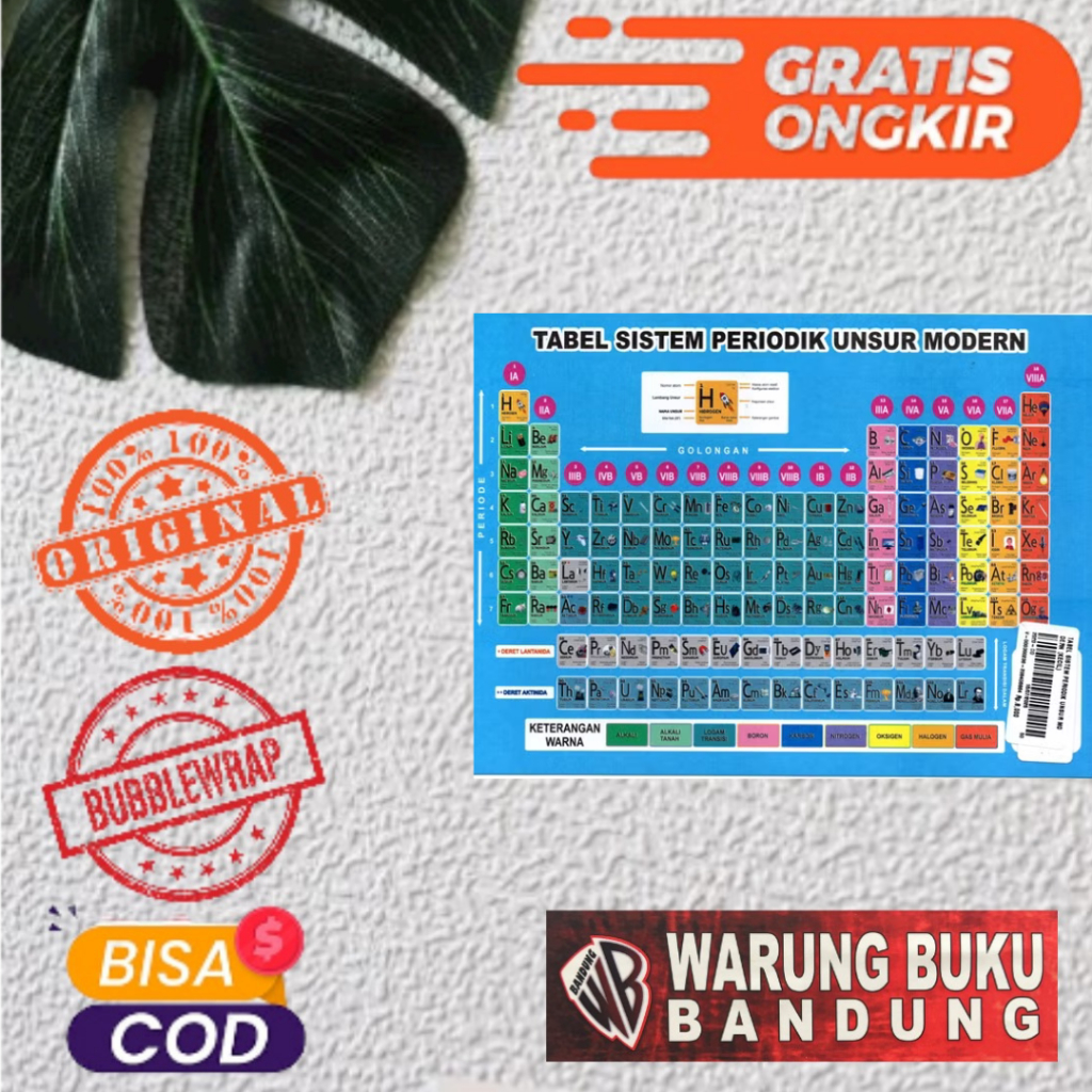 Jual Buku Tabel Sistem Periodik Unsur Modern Kecil | Shopee Indonesia