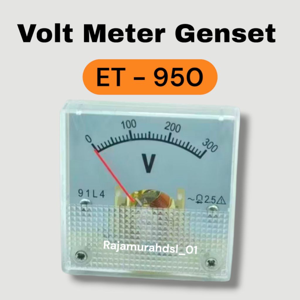 Jual VoltMeter Genset ET - 950 / Volt meter mesin generator genset 0 ...