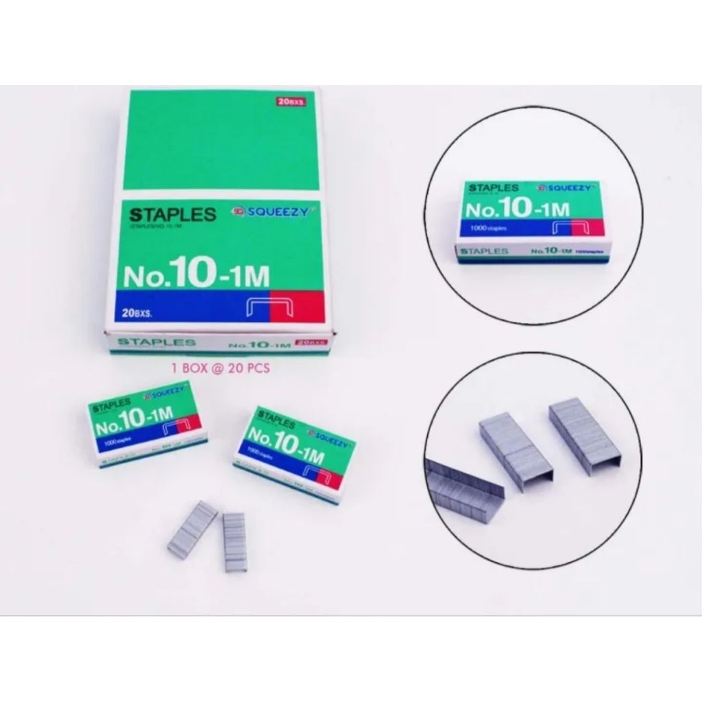 Jual Squeezy - Isi Staples No.10 STP SQ8450 / Isi Hekter Squeezy No. 10 ...