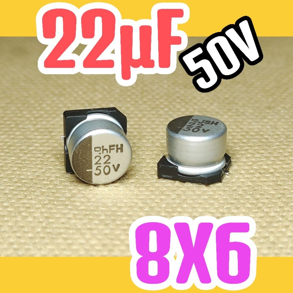 Jual Solid kapasitor capasitor elko elco SMD 50v 22uf 50v 22 uf 50 v 50 ...