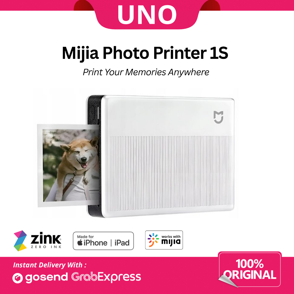 Jual Mi Mijia Photo Printer 1S - Portable Mini Pocket Printer Bluetooth ...