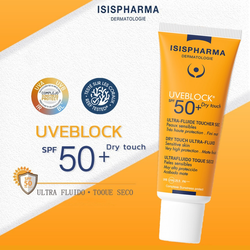 Jual ISISPHARMA Uveblock SPF50+ Dry Touch Ultra-Fluid 40ml - Sunscreen ...