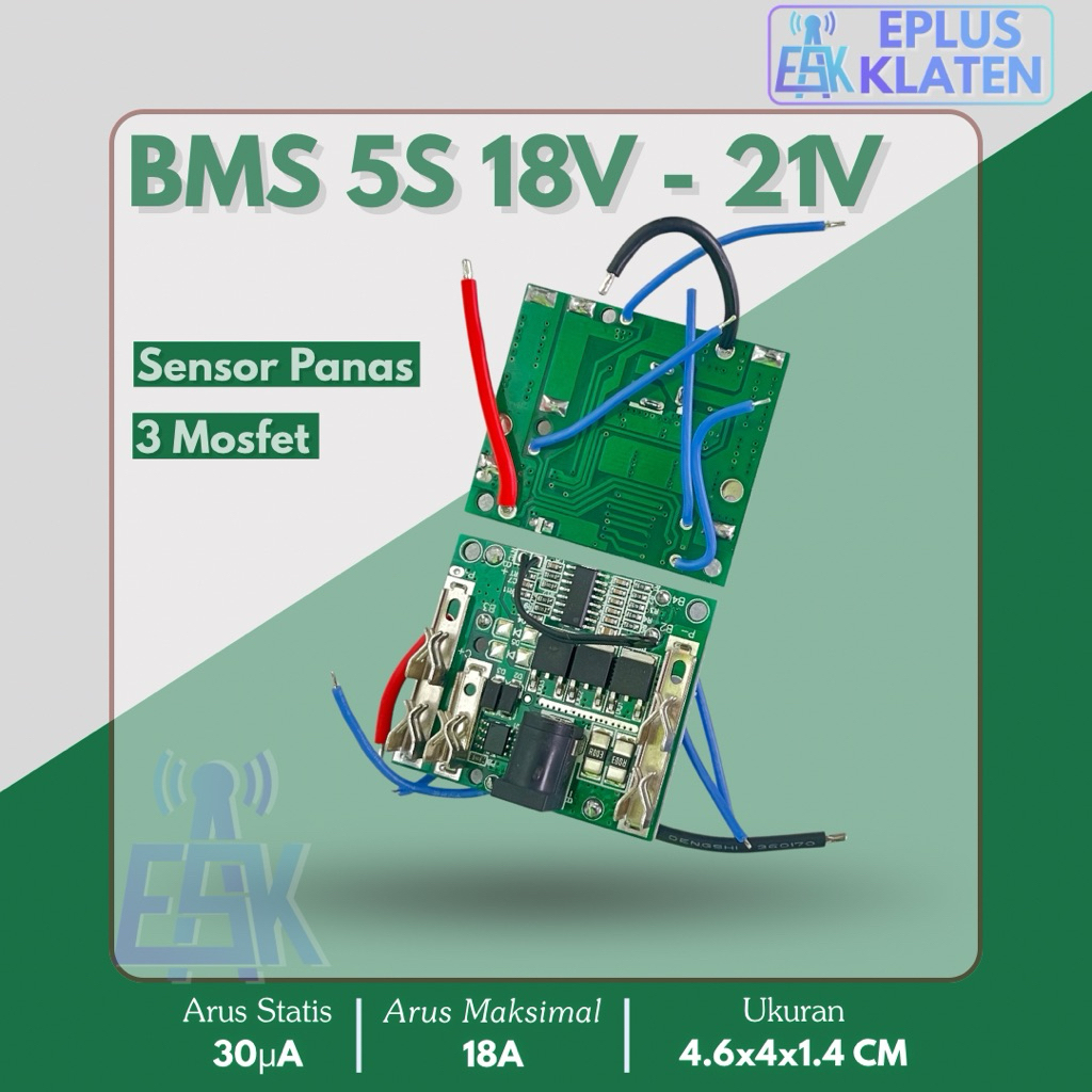 Jual BMS 5S 18V 20V 21V 48V Volt Modul Baterai JLD Tool NRT PCB Pro ...