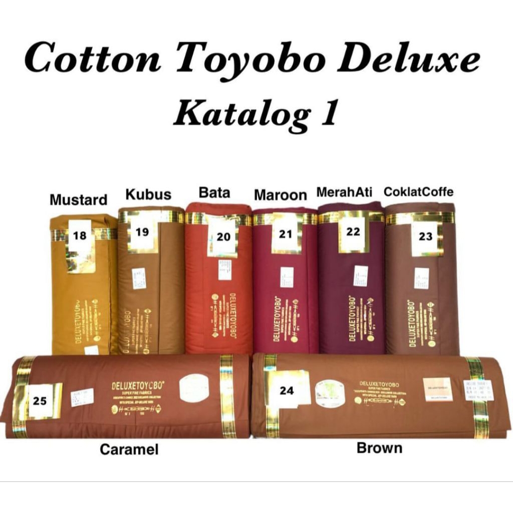Jual PROMO 3 (0,5m) katun toyobo || kain toyobo || toyobo delux ...