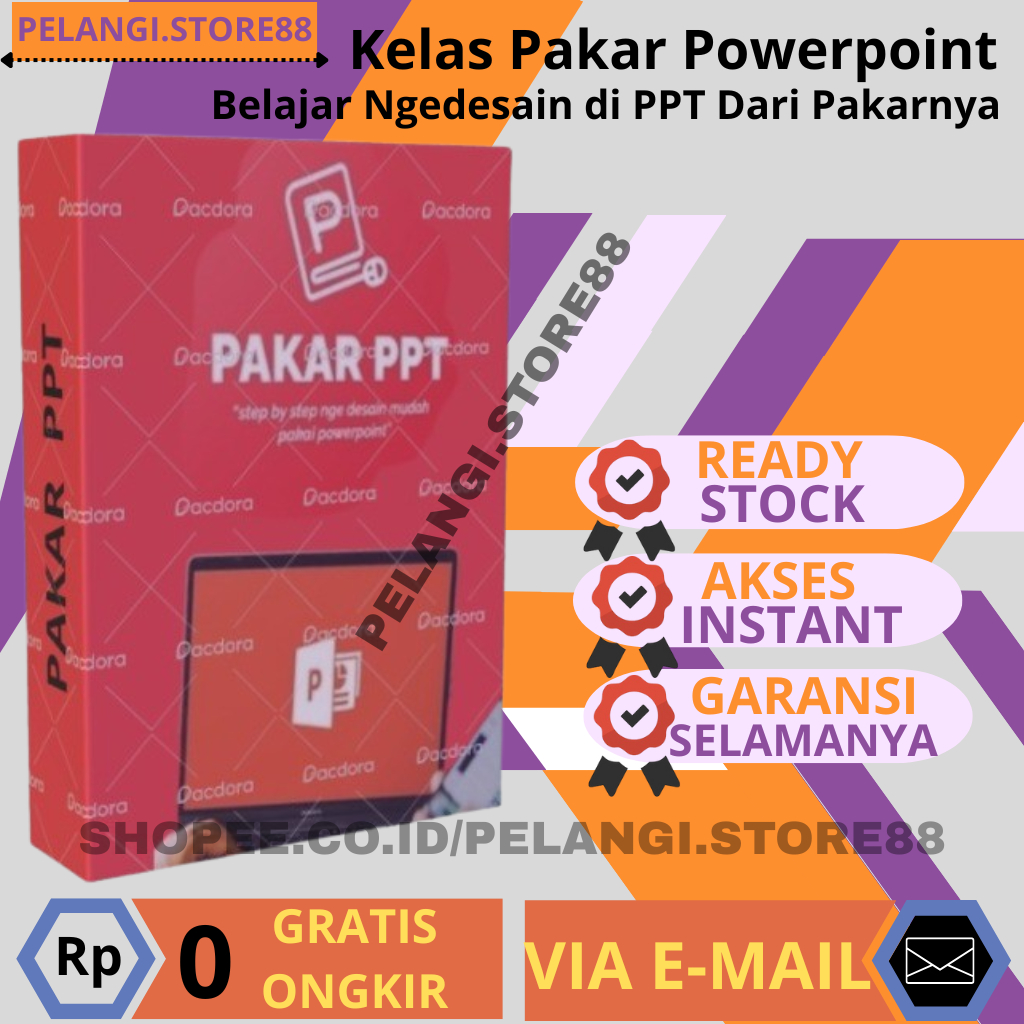 Jual FULL KELAS BELAJAR POWERPOINT - Belajar Desain Powerpoint Langsung dari Pakarnya - Materi ...