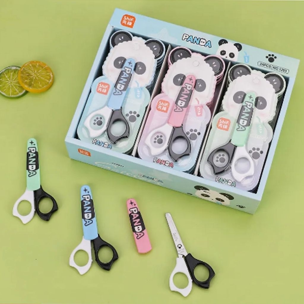 Jual Hazn Store | Gunting Anak Aman Model Panda – Gunting Sekolah Lucu ...