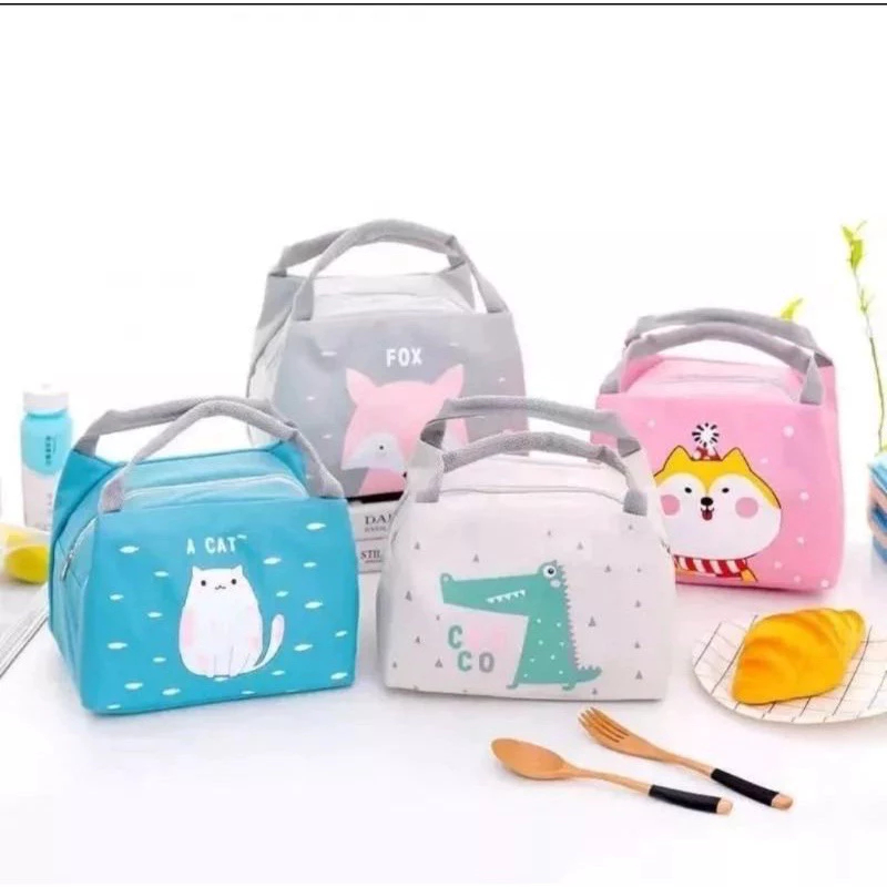 Jual KEMBAR- Tas Bekal Mixue Lunch Bag Mixue viral Motif Lucu Harga ...