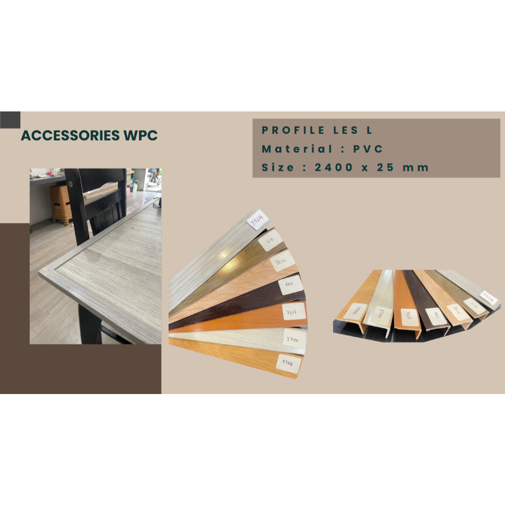 Jual LIST SUDUT SIKU L - PROFILE LESS L Ukuran 25mm x 2400mm | Lis Siku ...