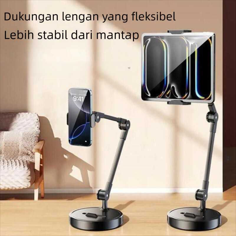 Jual Stand Holder Handphone Tablet Meja Overhead Phone Stand Flexible ...