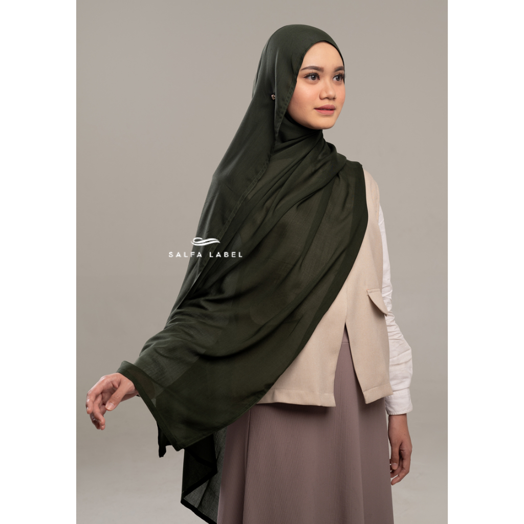 Jual Pashmina Naura Basic Hijab Viscose Signature | Shopee Indonesia