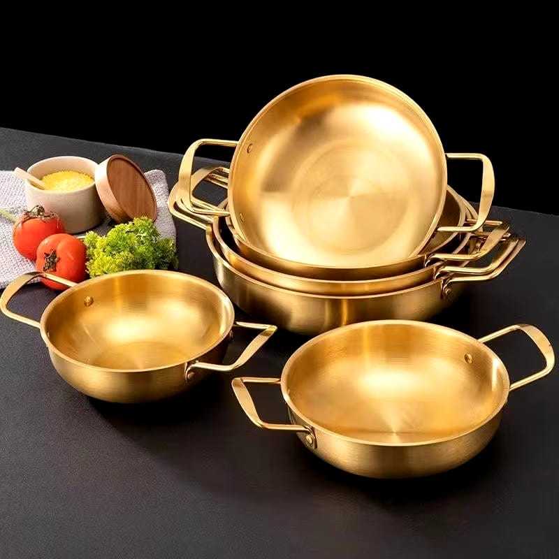 Jual Ideame Panci Sup Ramen Gold Ramyun Korea Premium Stainless Panci ...