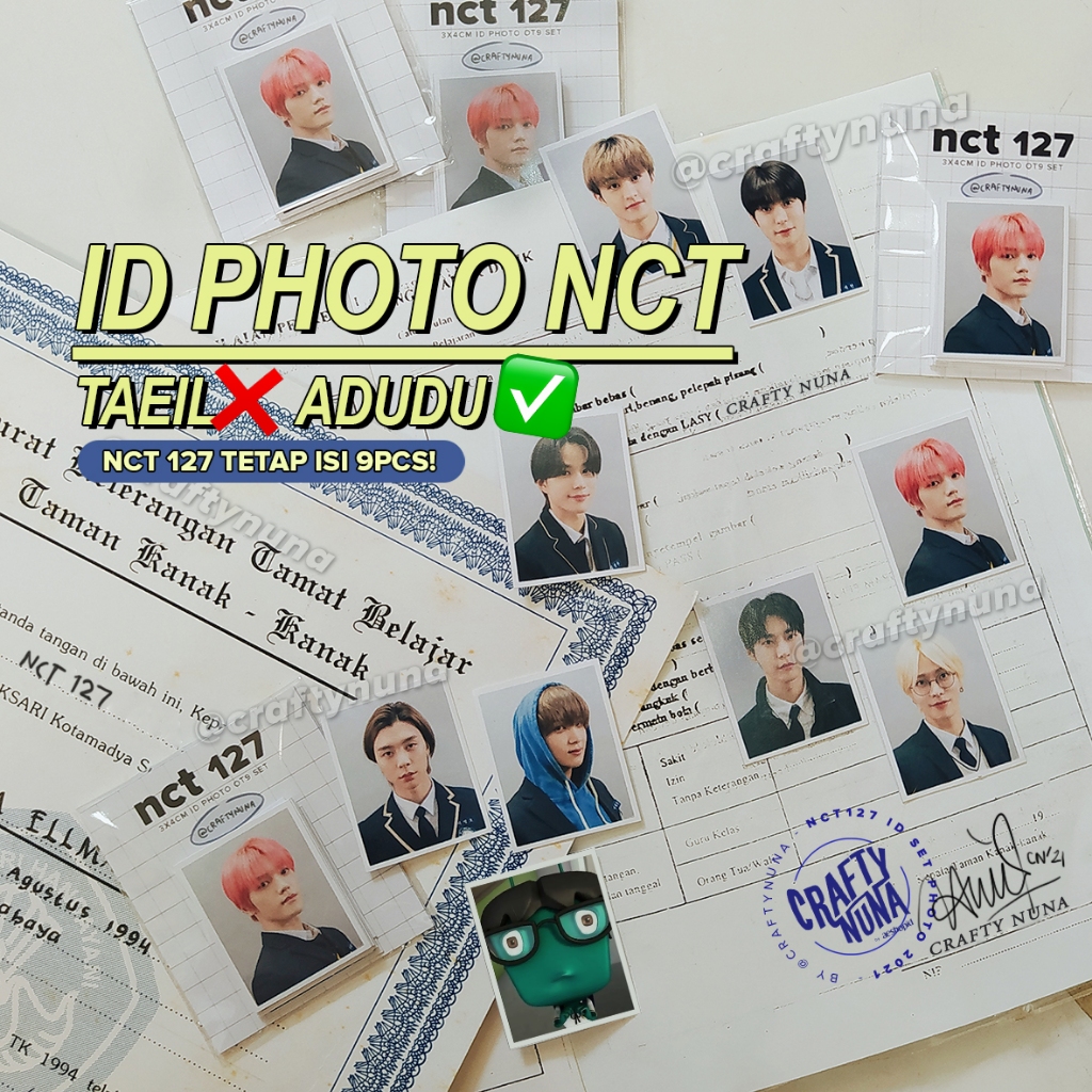 Jual NCT DREAM 127 ID PAS PHOTO SMA OT7 Set OT9 random foto sekolah ...