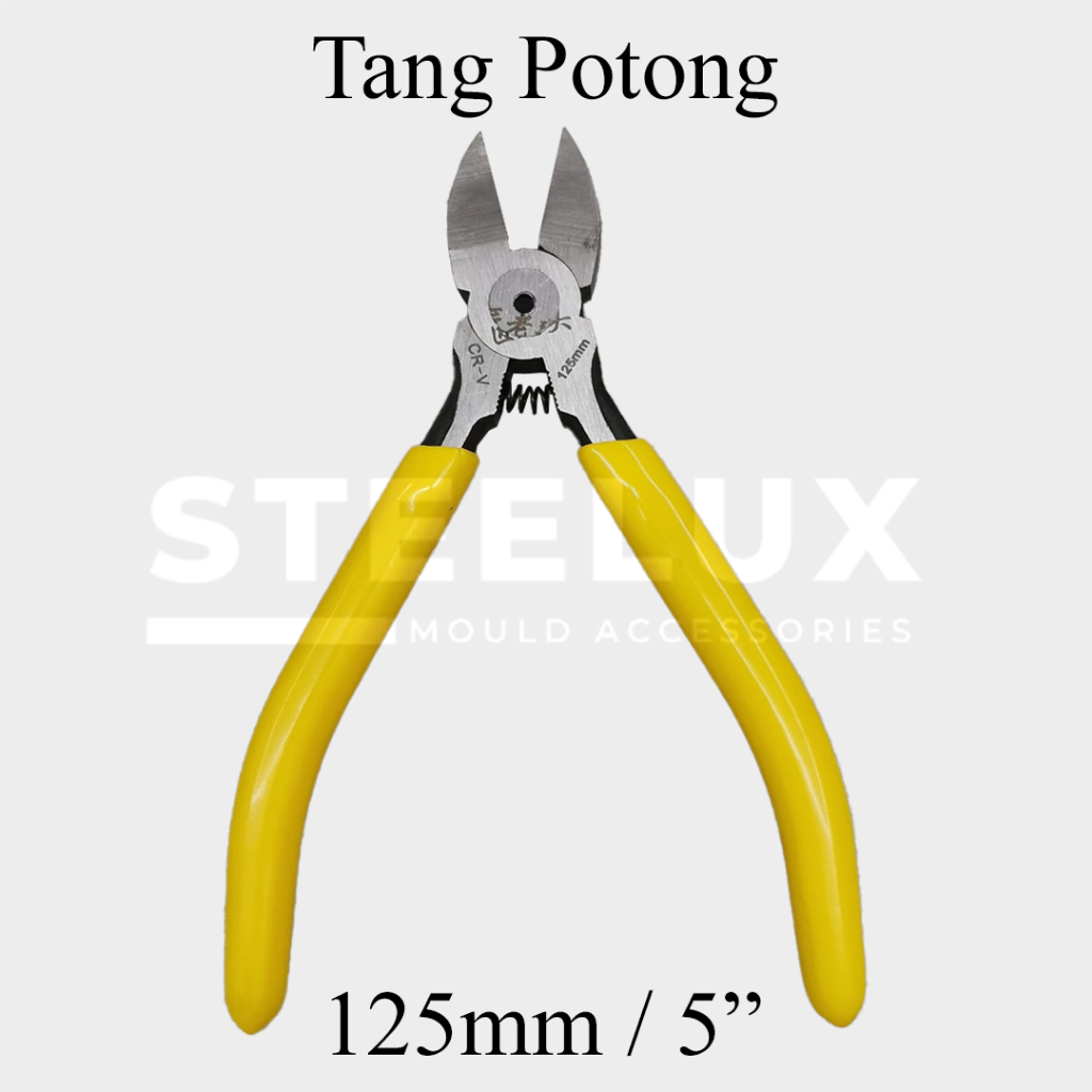 Jual Tang Potong 125mm Flat Blade Plastic Cutting Nipper Kabel Cable ...