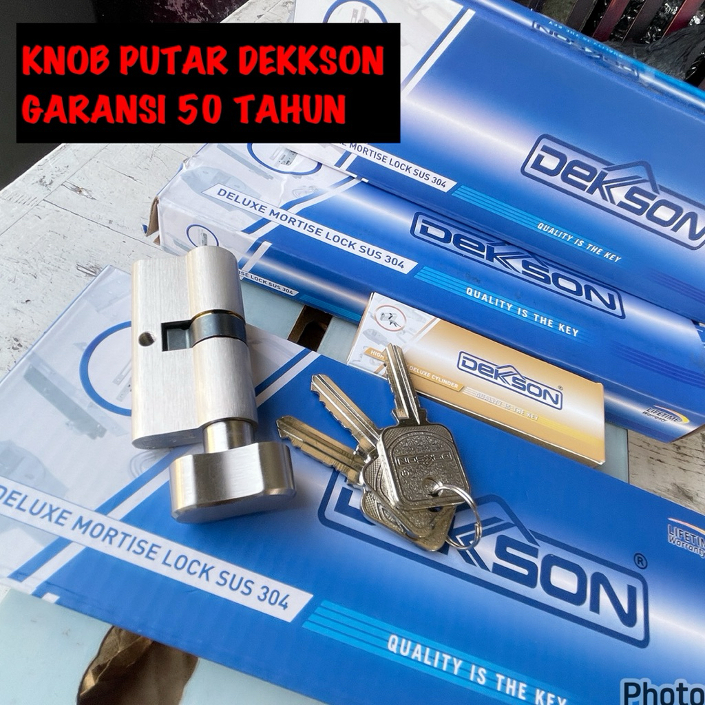 Jual dekkson silinder knob putar besar garansi 50 tahun cylinder knop ...