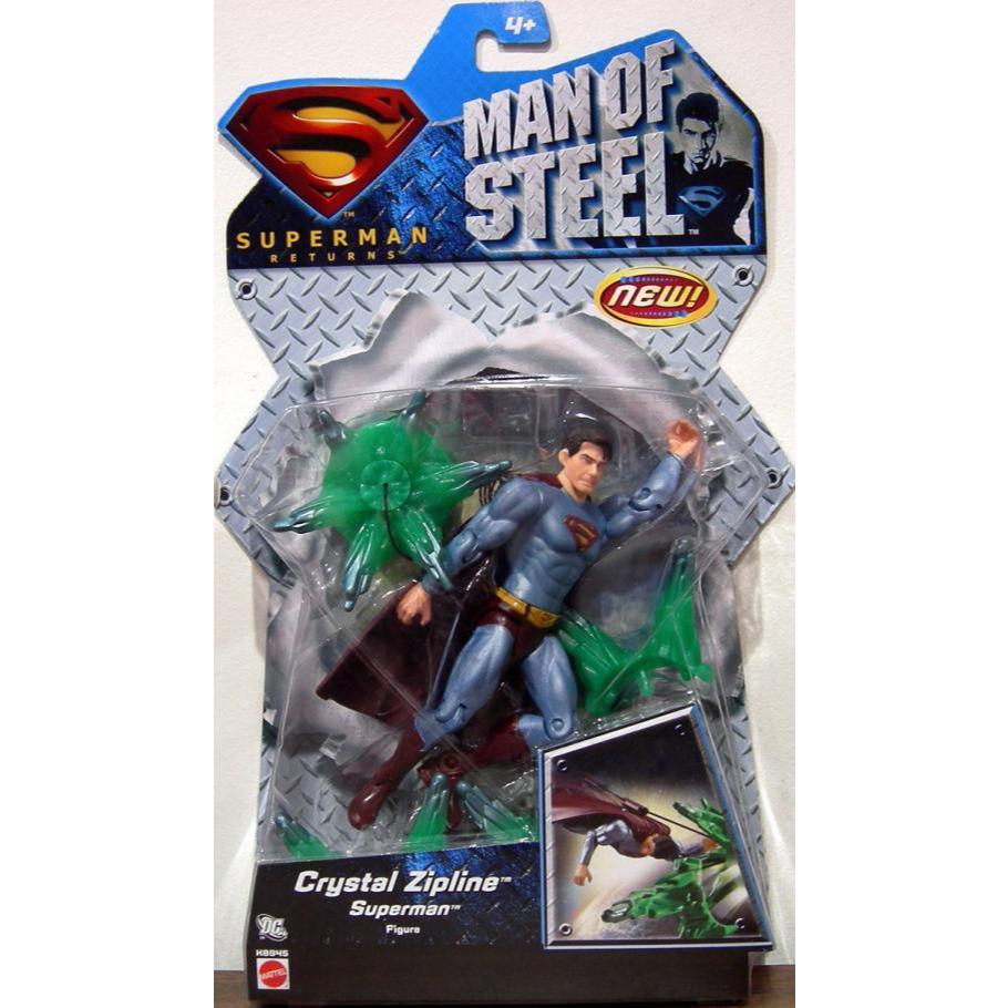 Jual Superman Returns Man of Steel Crystal Zipline Action Figure ...