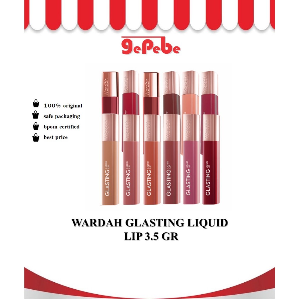 Jual Wardah Glasting Liquid Lip 3.5 gr | Shopee Indonesia