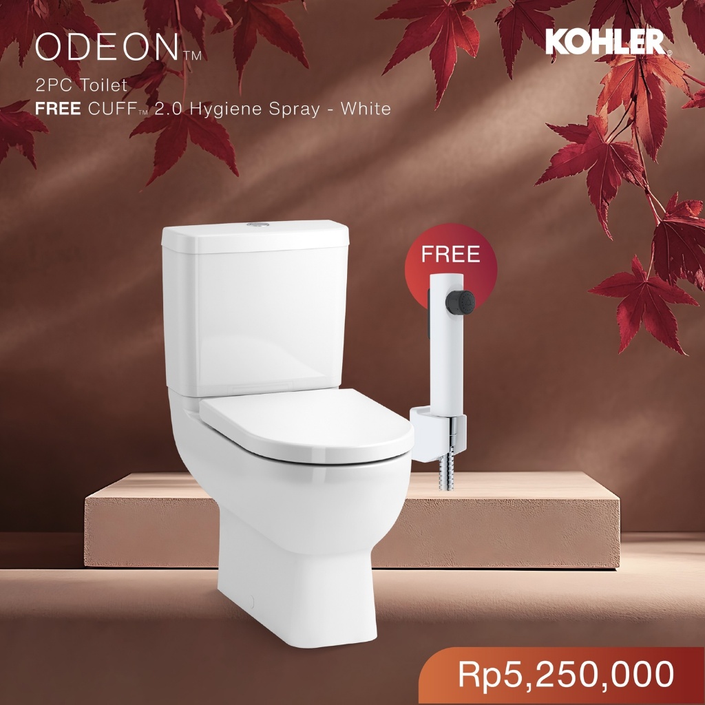 Jual [9.9 Promo Sale] KOHLER Odeon 2PC Kloset Duduk / Toilet K-76173K-0 ...