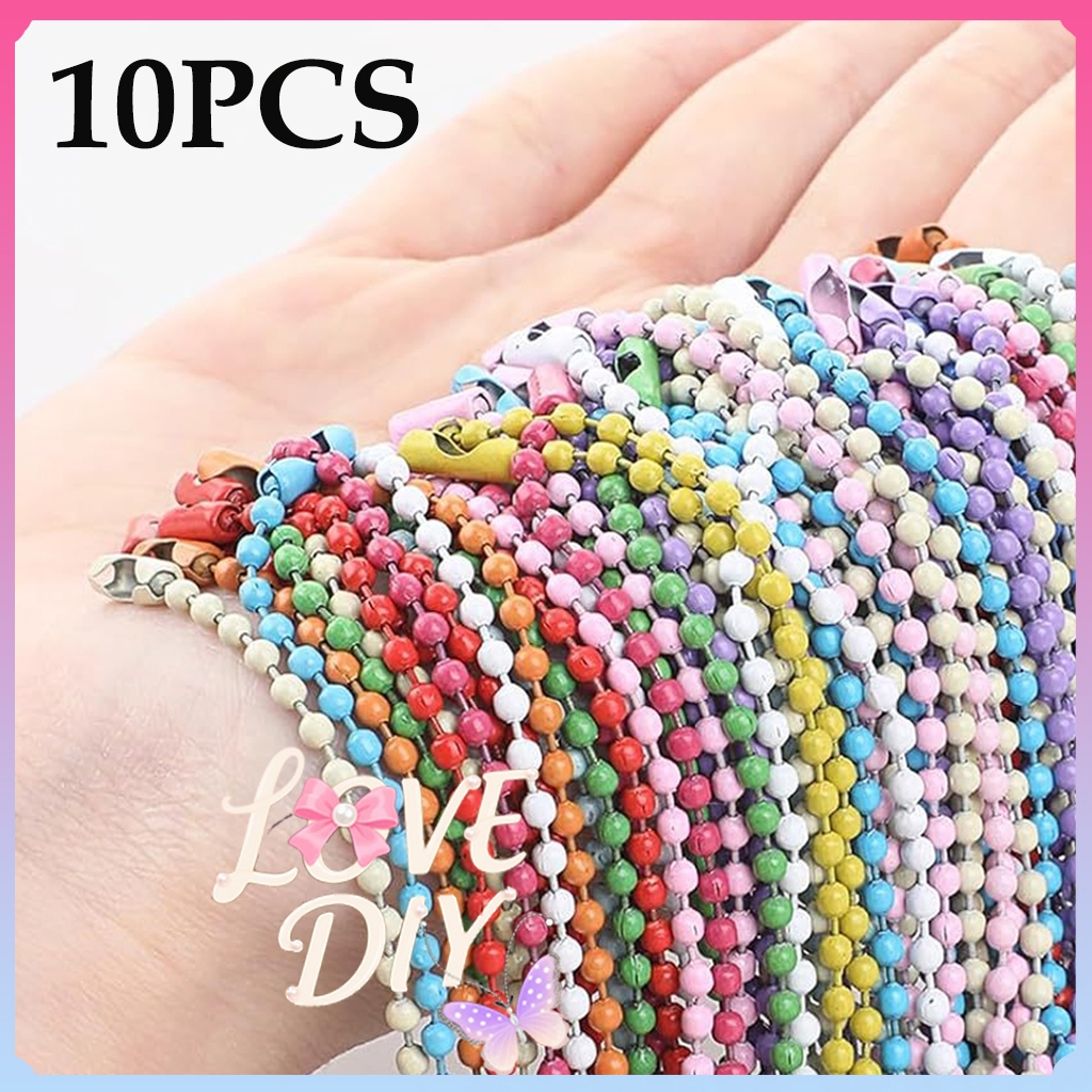 Jual 【10PCS/10CM】 Rantai Biji Lada Merica / Gantungan Kunci Rantai DIY ...