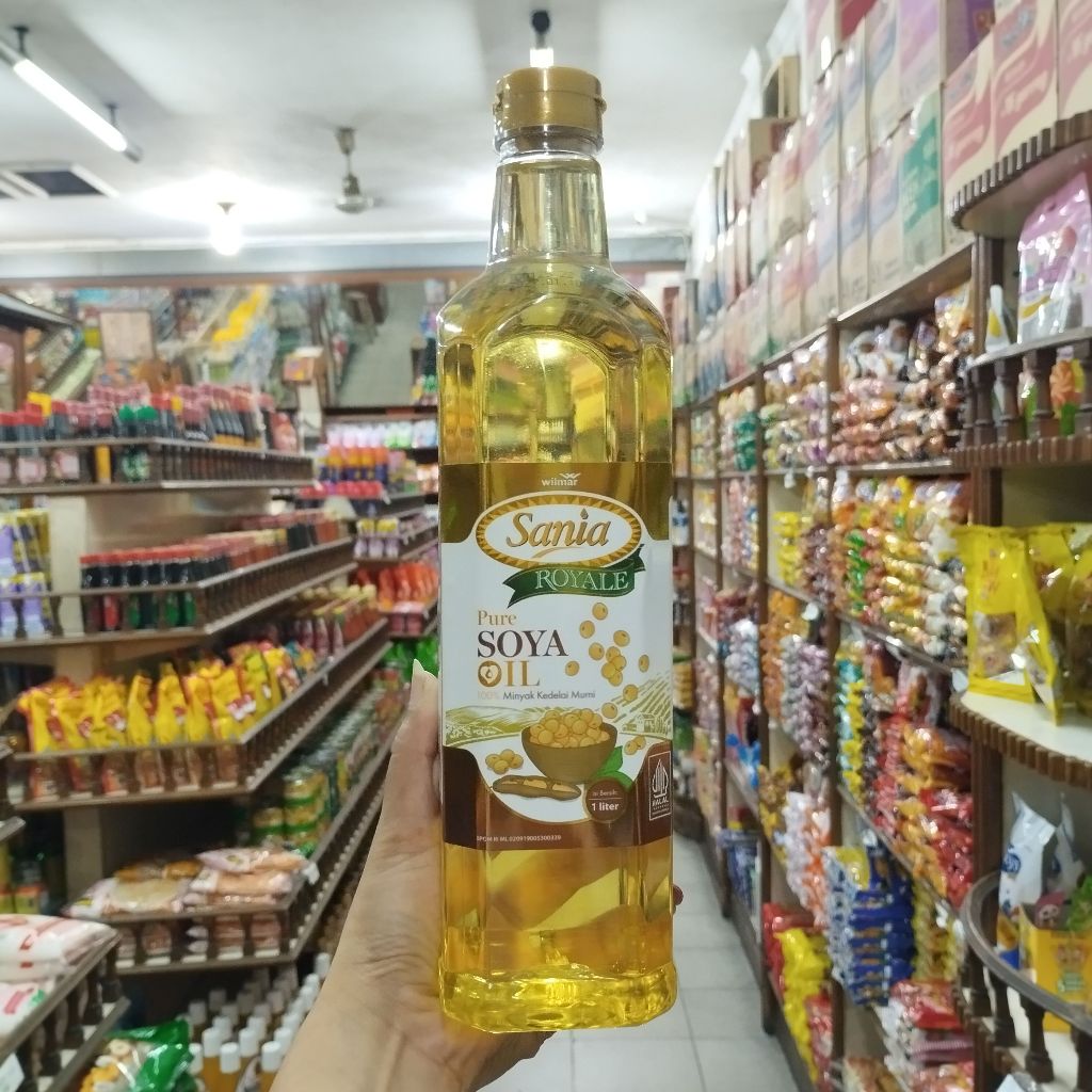 Jual SANIA ROYALE PURE SOYA OIL MINYAK SOYA MURNI 1 LITER BOTOL ...