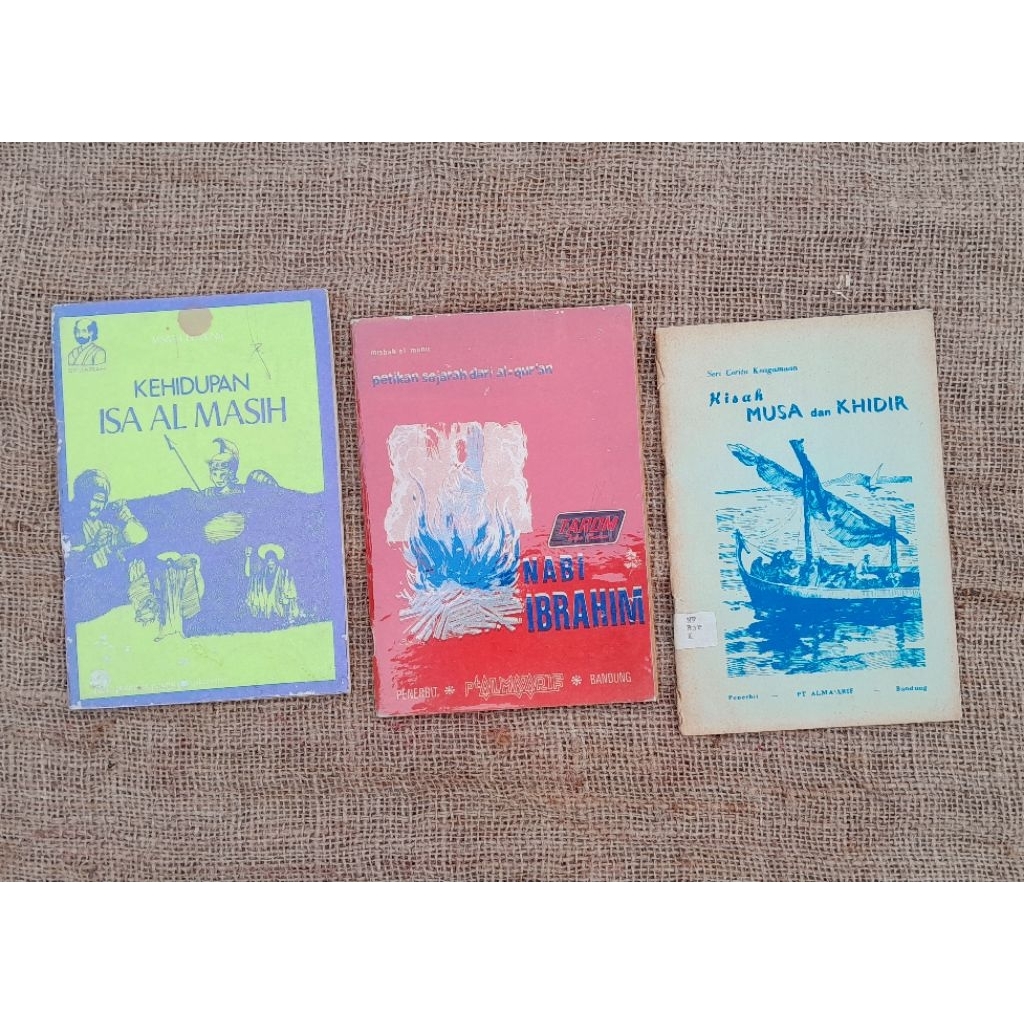 Jual KEHIDUPAN ISA AL MASIH, Nabi Ibrahim, Kisah Musa & Khidir : Misbah ...
