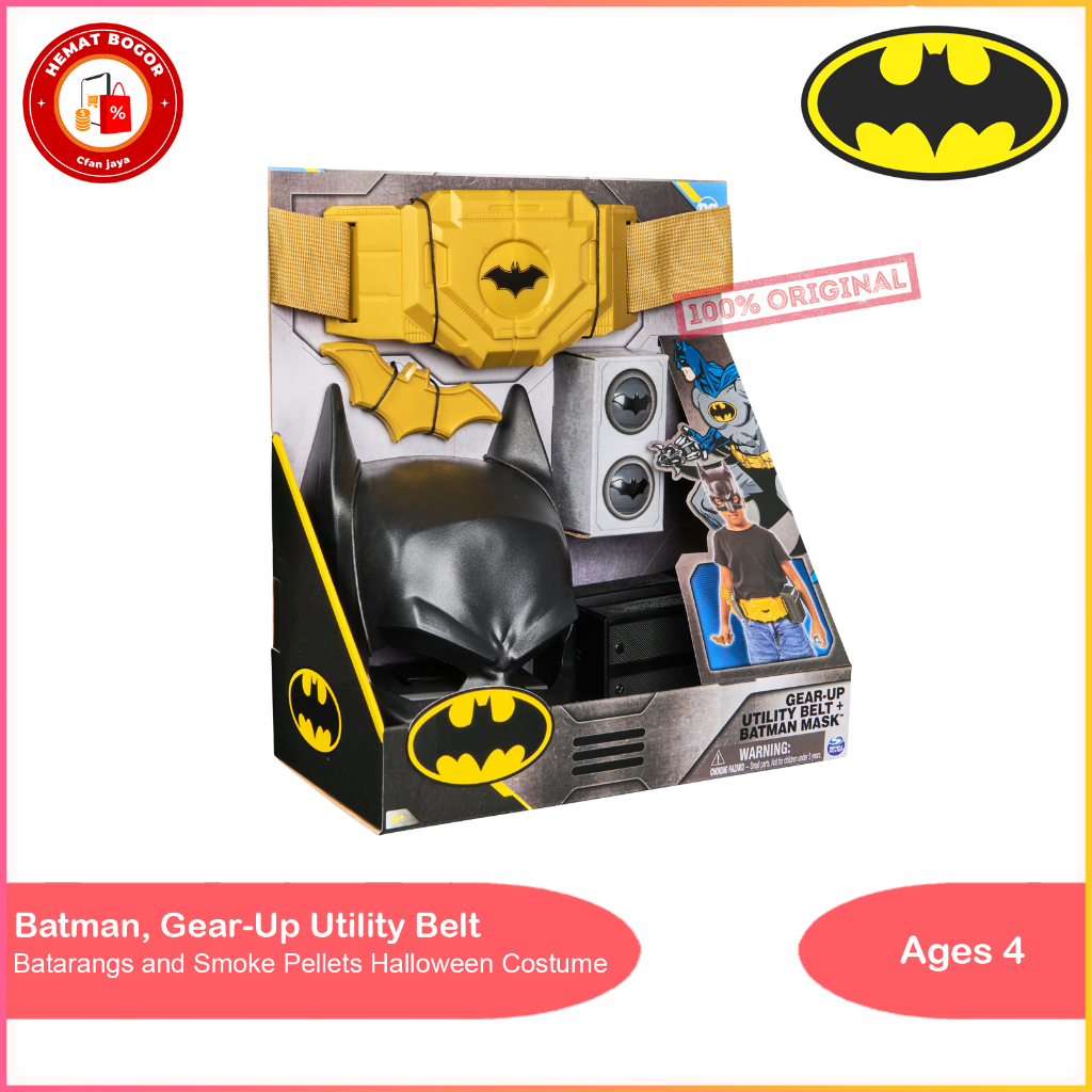 Jual Batman, Gear-Up Utility Belt, Batarangs and Smoke Pellets ...