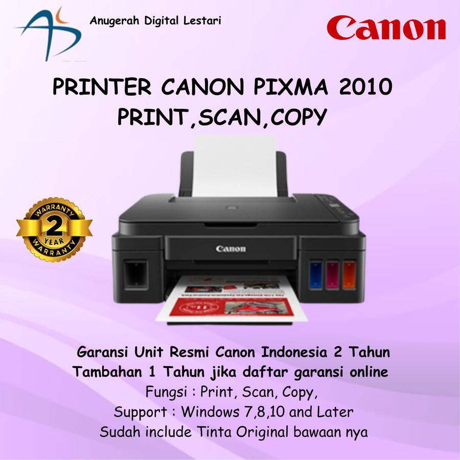 Jual Printer Canon Pixma G2010 Print Scan Copy Ink Tank Printer ...