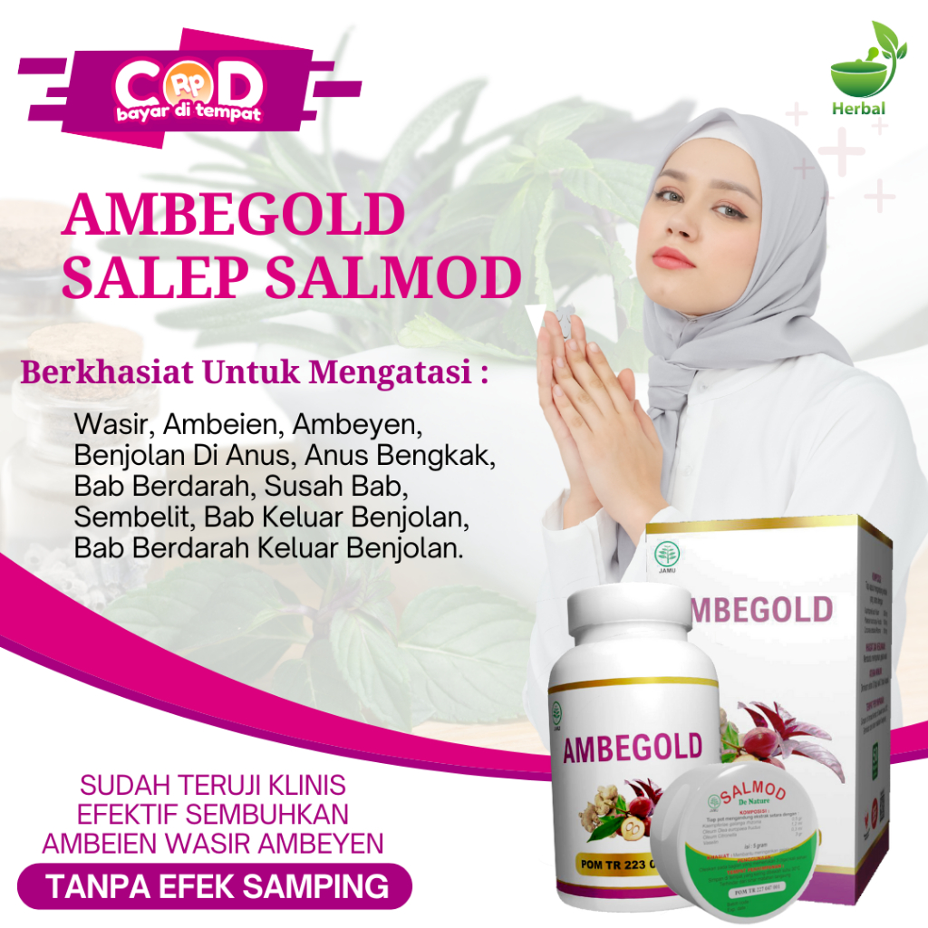 Jual Obat Wasir Ambeien Benjolan Di Anus Bab Berdarah Ambeyen Bab Nyeri ...