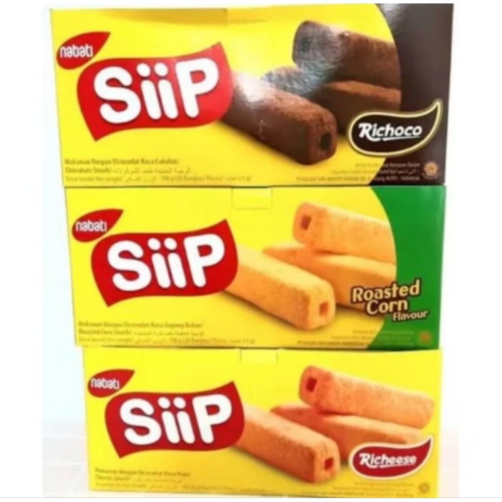 Jual Snack Stick NABATI SIIP (1 Box isi 20 Pcs x 5 Gr) | Shopee Indonesia