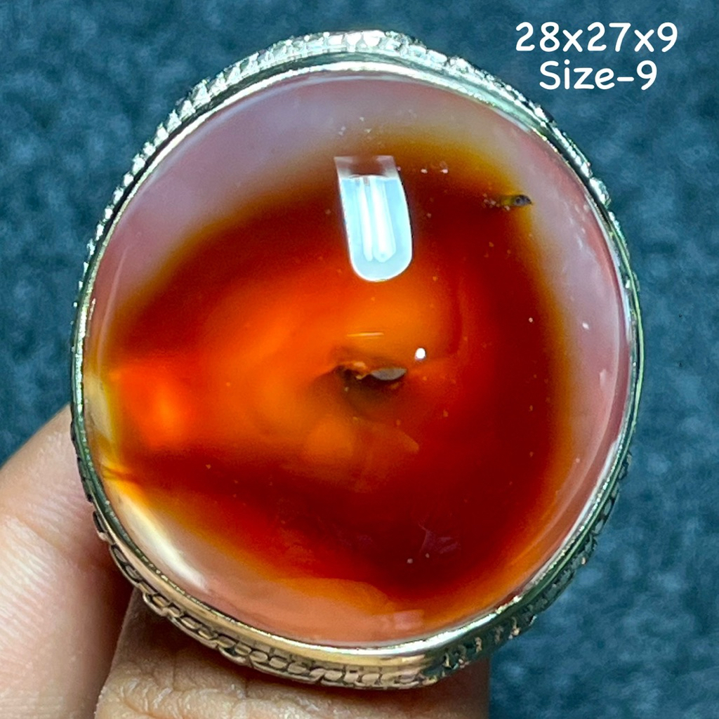 Jual Cincin Batu Akik Natural Baturaja Serat Awan (asli alam ) | Shopee ...
