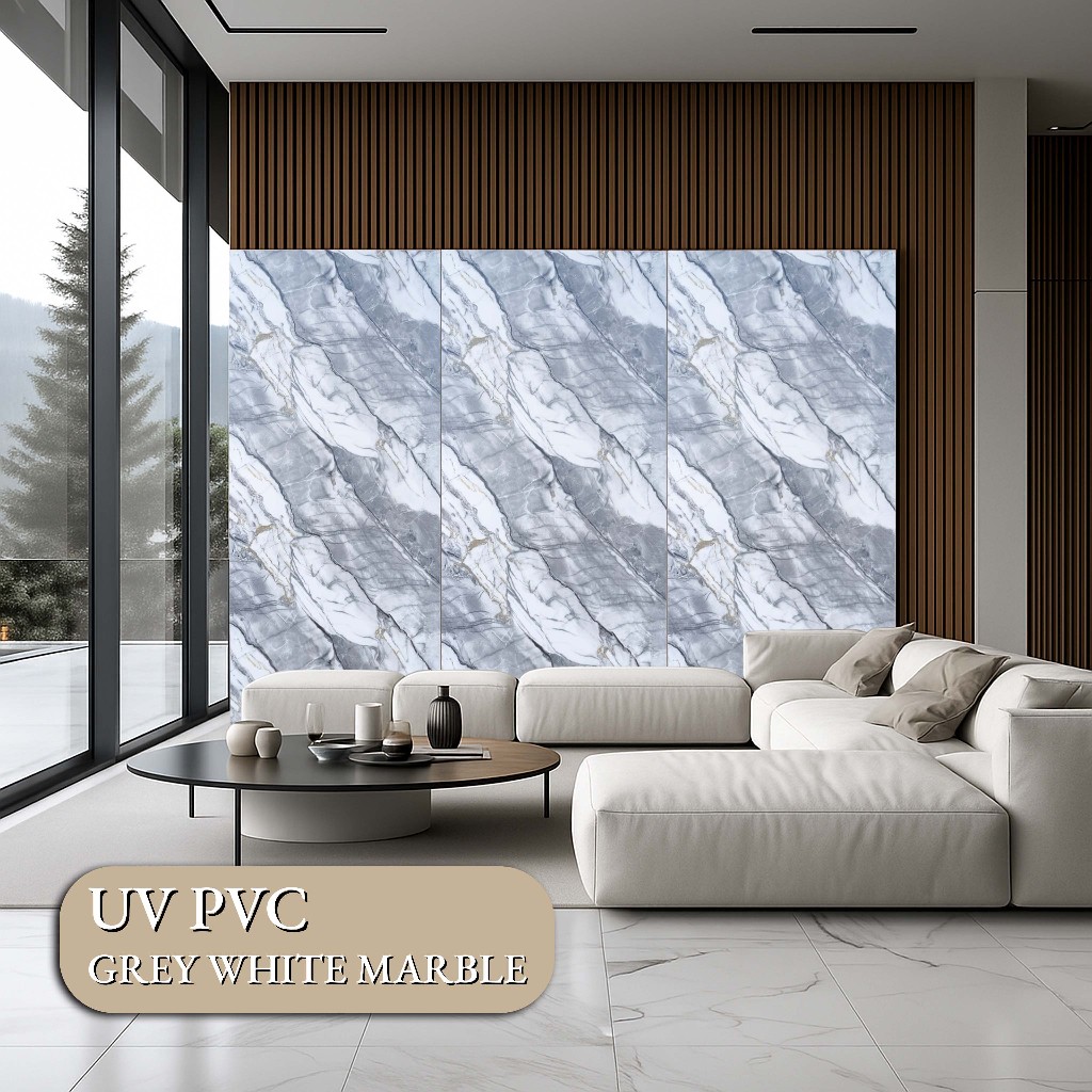 Jual UPVC Wall Panel 244x122 CM Tebal 3mm Dinding Wall Board Dekorasi ...
