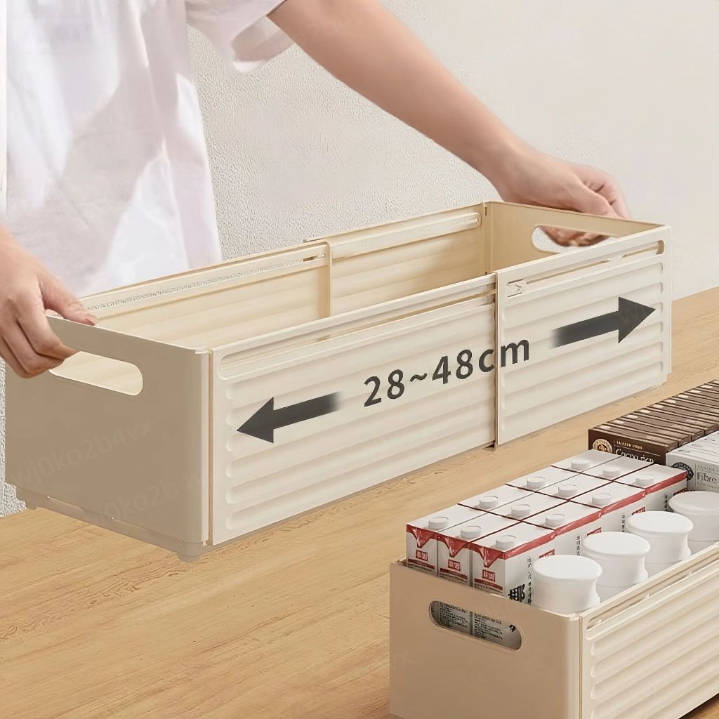 Jual Fleksibel Kotak Penyimpanan Storage Basket Laci Pembatas Kotak ...