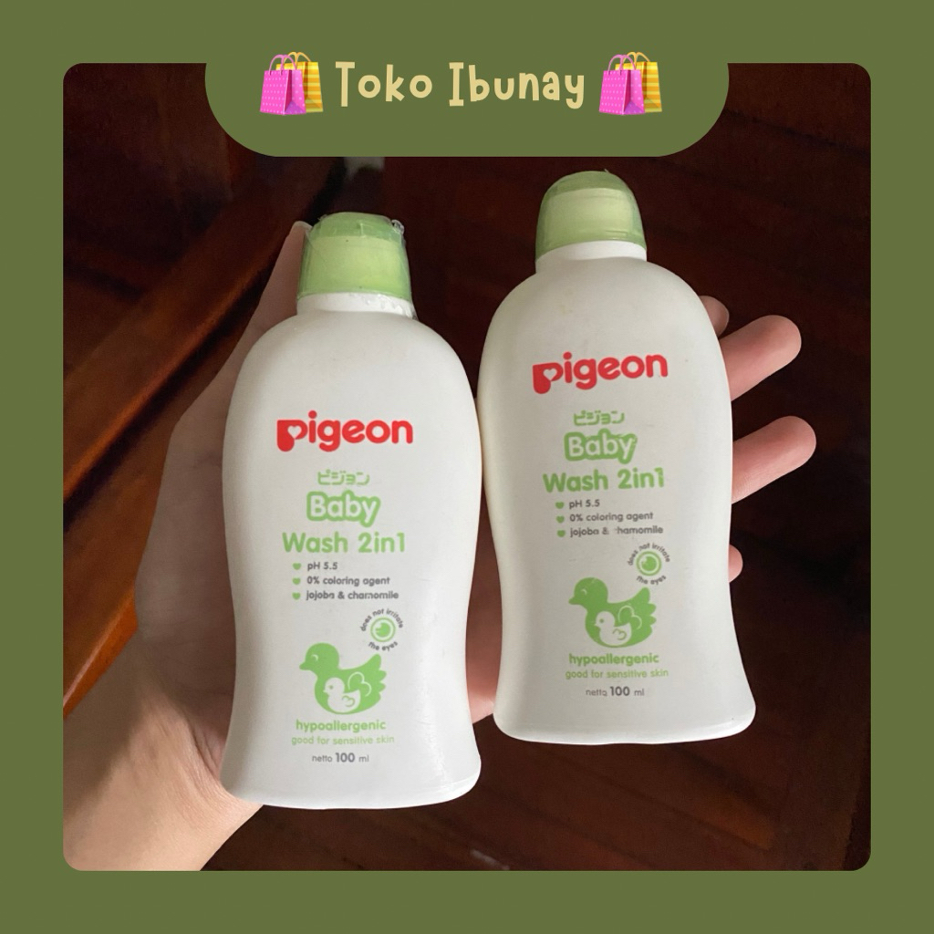 Jual (NEW) Pigeon Baby Wash 2in1 100ml | Pigeon Baby Bath | Pigeon ...