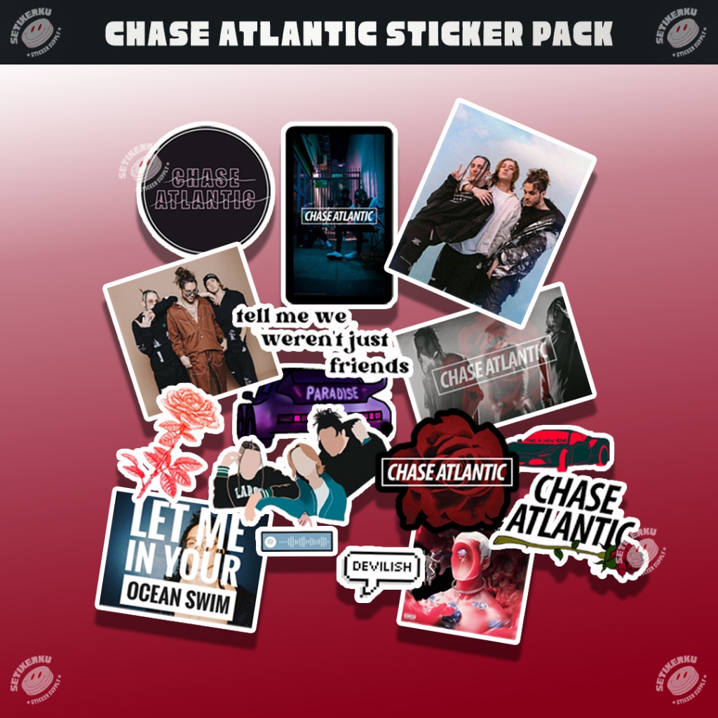 Jual 15pcs CHASE ATLANTIC Sticker Pack A6 | stiker chase atlantic ...