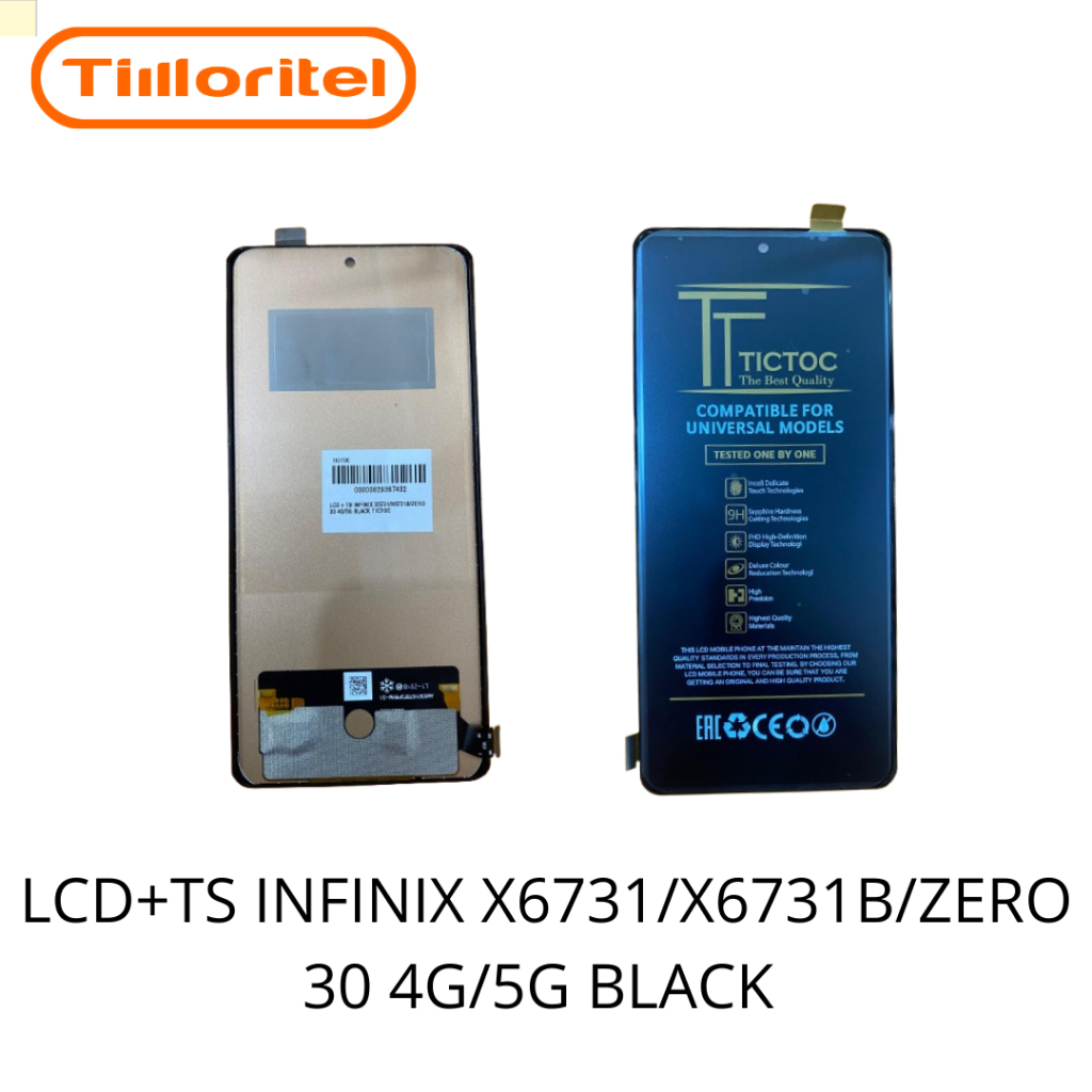 Jual LCD+TS INFINIX X6731/X6731B/ZERO 30 4G/5G BLACK | Shopee Indonesia