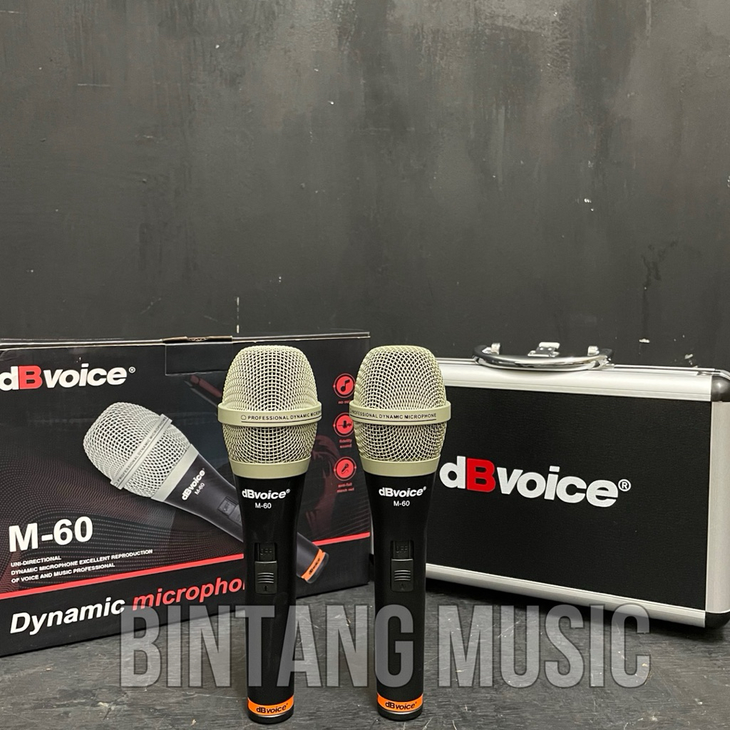 Jual mic kabel dbvoice m60 original double mic db voice M 60 free koper ...