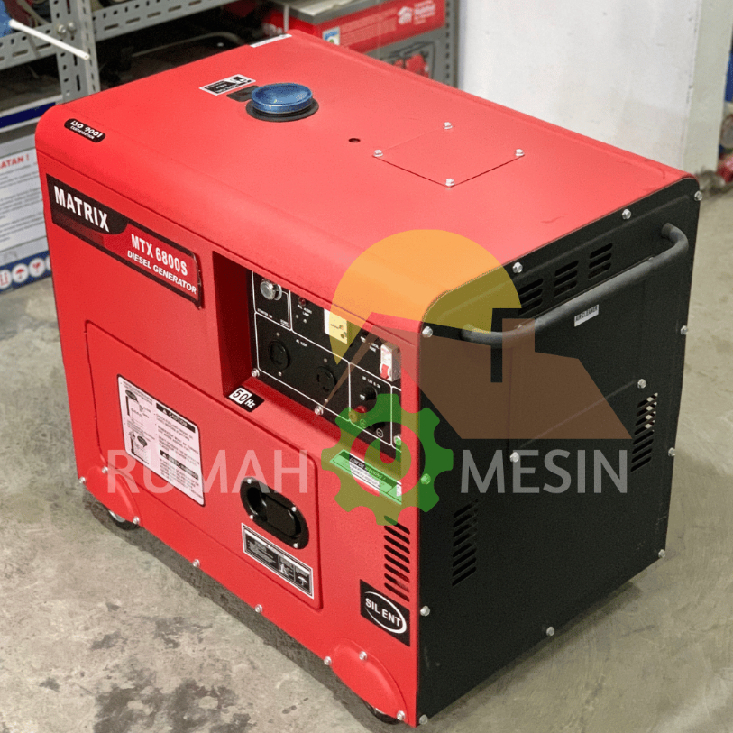 Jual Motor Listrik Genset Silent Solar Matrix MTX 6800 S 5000 Watt ...