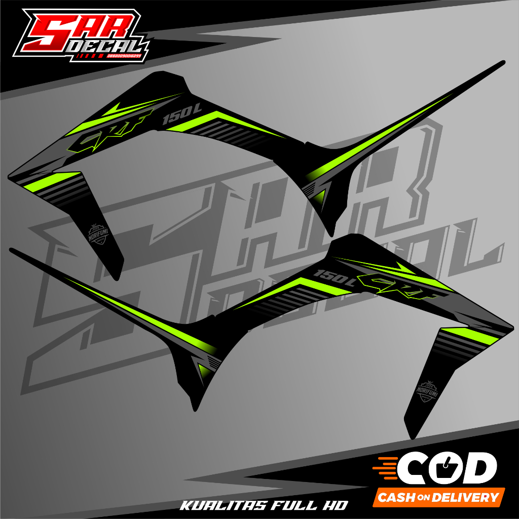 Jual STRIPING LES STIKER HONDA CRF 150 L VARIASI CUSTOM - STRIPING ...