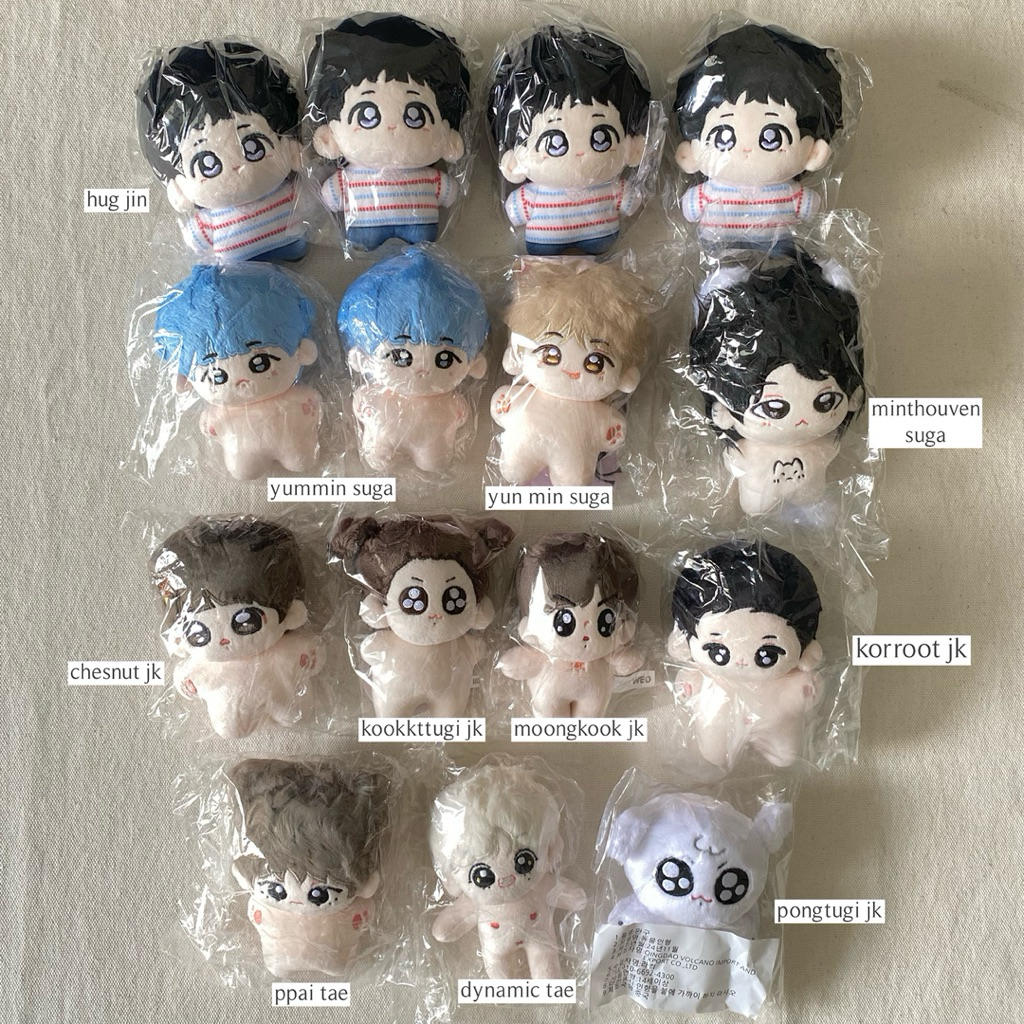 Jual [READY] BTS DOLL 10 CM | SEOKJIN JUNGKOOK SUGA TAEHYUNG DOLL ...