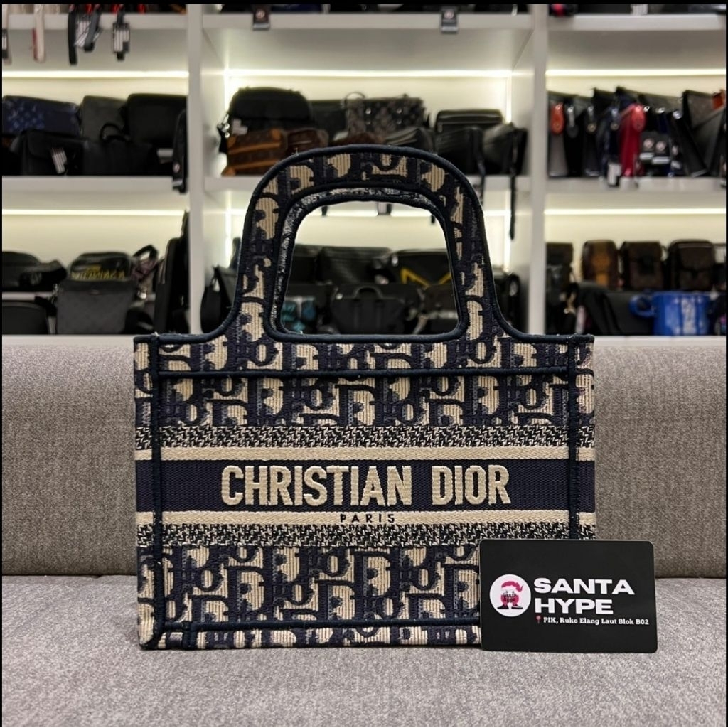 Jual Dior Oblique Logo Mini Tote Bag | Shopee Indonesia